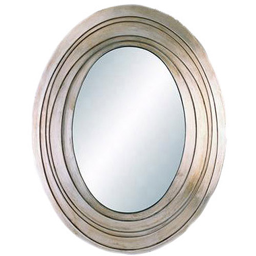 OK Lighting Silver Ripple Mirror - Walmart.com