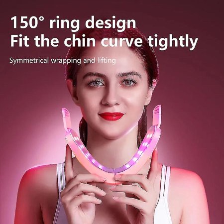 Microcurrent V Face Shape Face Lifting Facial Slimming Massager Double ...