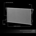 DNA Motoring Aluminum Radiator For 2013-2019 Ford Taurus Police ...