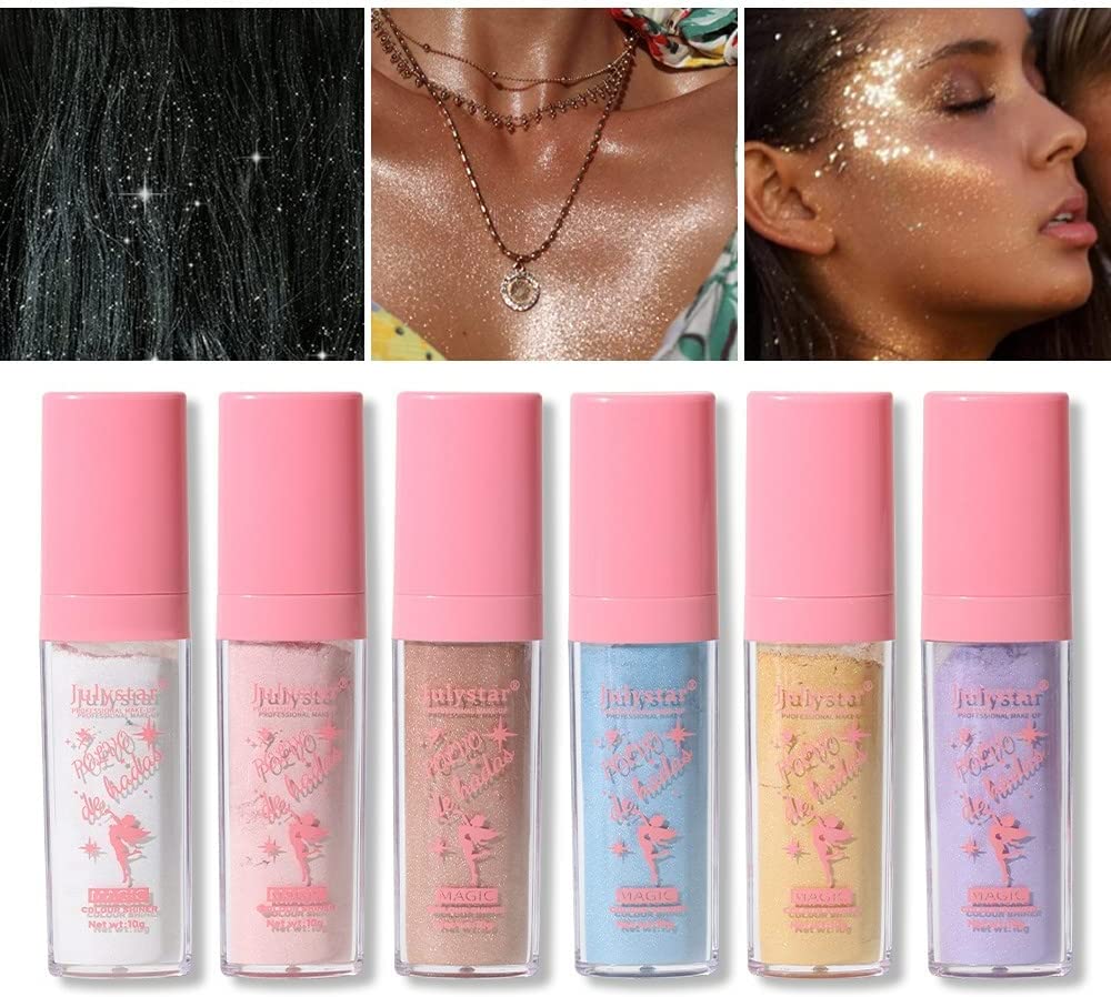 INTEROOKIE Fairy highlighter pat powder full body highlighter ...