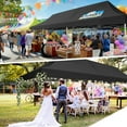 Hoteel 10'x30' Waterproof Pop-Up Canopy Tent, 8 Removable Sidewalls ...