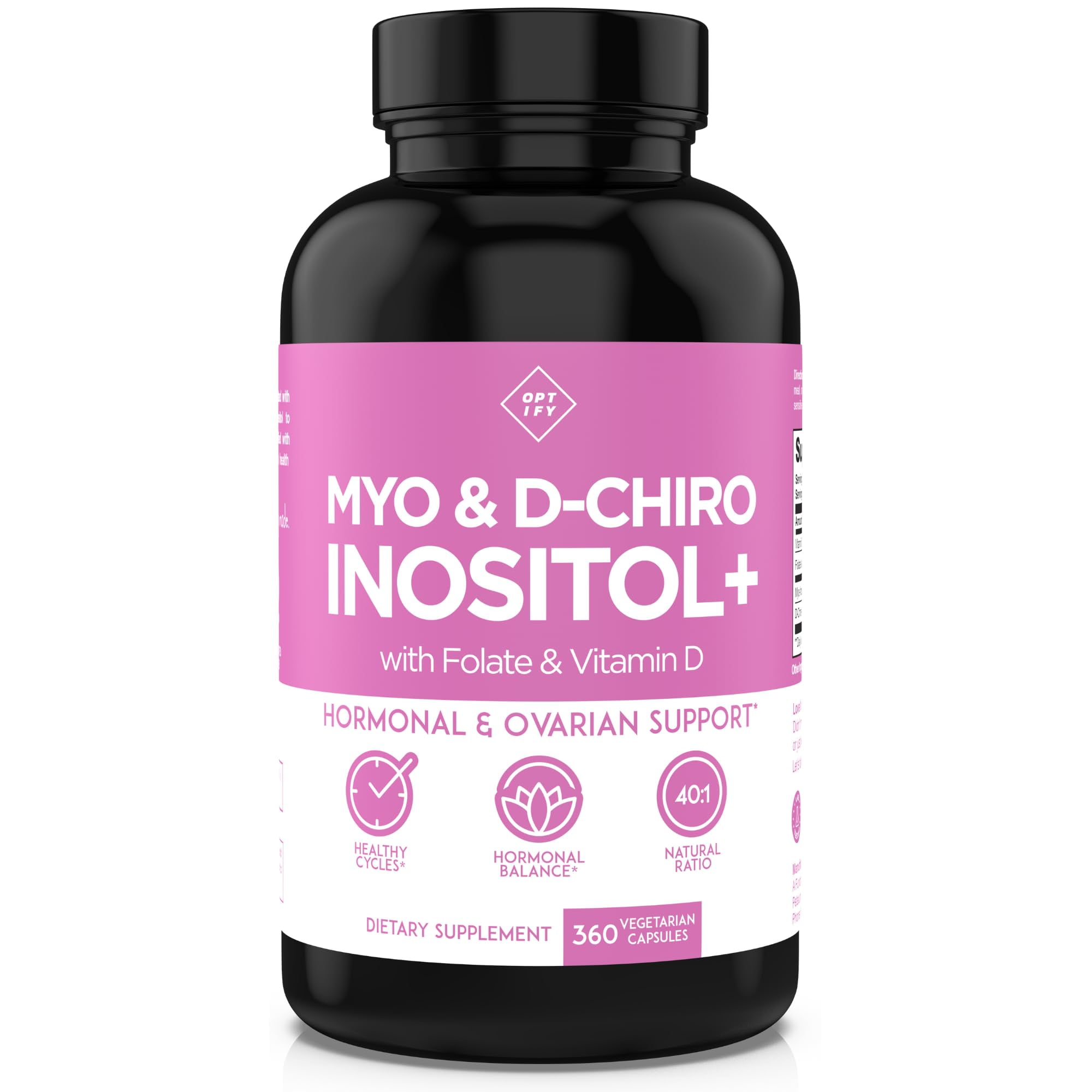 Suplemento Optify Inositol Mio-inositol D-Chiro Inositol | Walmart en línea