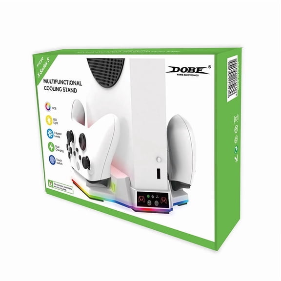 Xbox Series S (XSS) All-in-One Cooling Stand & Controller Charger - 2 ...