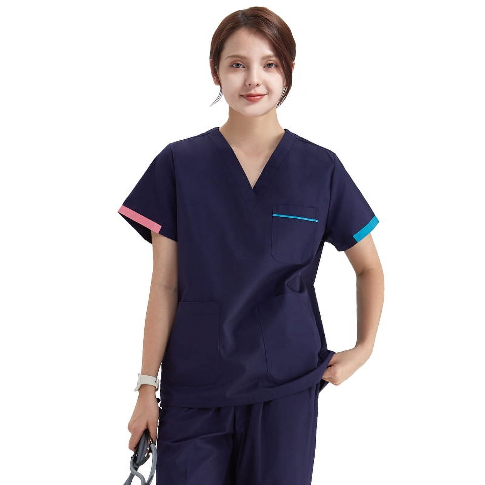 Ropa de lavado de manos de estilo coreano, ropa quirúrgica de manga ...