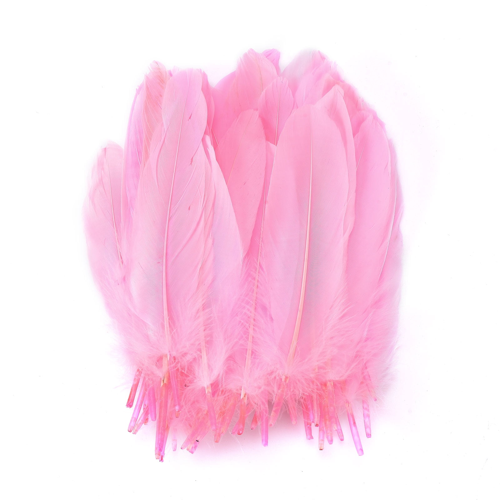 Doolland 50 Pcs Pink Feathers 5.9-7.8 inch(15-20cm) Bulk for DIY ...