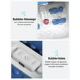 ALLJOY Collapsible Foot Spa Bath, Foot Massager With Heat, Bubbles ...