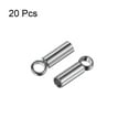 REGALWOVEN Cord End Cap ID Stainless Steel Barrel End Caps for DIY ...