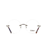 Chloe Ladies Gold Tone Round Eyeglass Frames CE2147 906 55 - Walmart.com