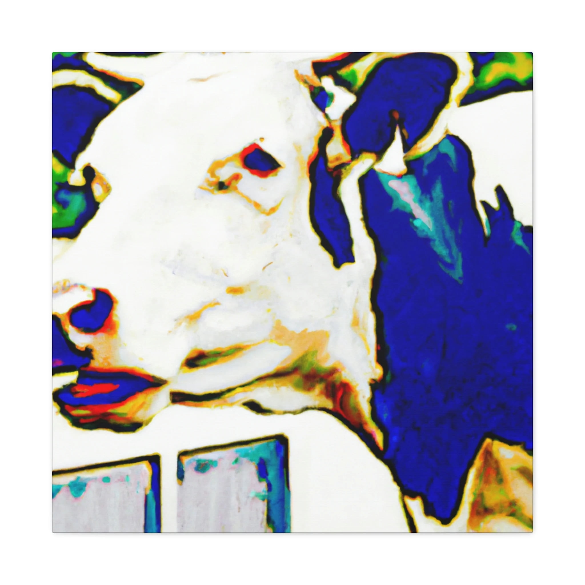 Milky Moo Pop Art - Canvas - Walmart.com