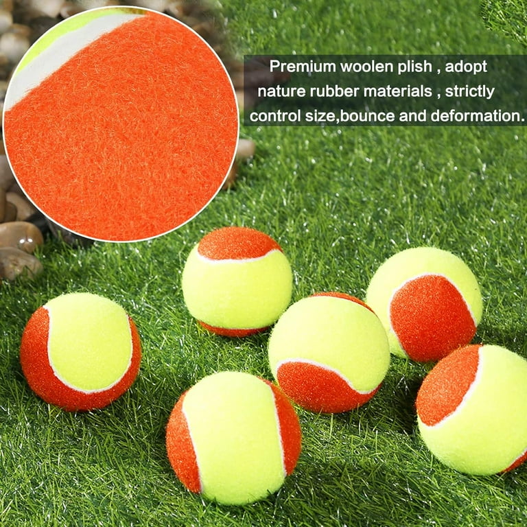 Low Compression Training Balls ZHUOKECE 12-Pack Balls - Orange Stage 3 ...