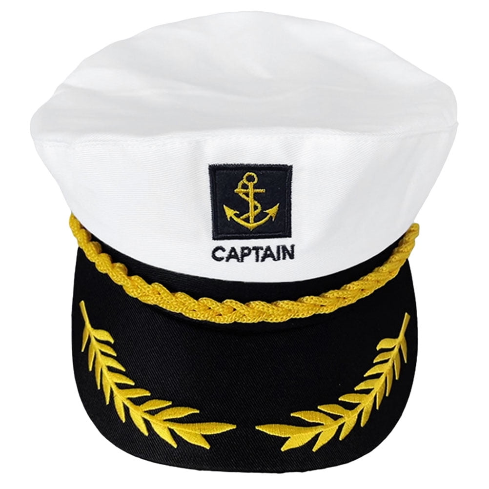 Sombrero de capitán de yate, decoración para disfraz, sombrero de ...
