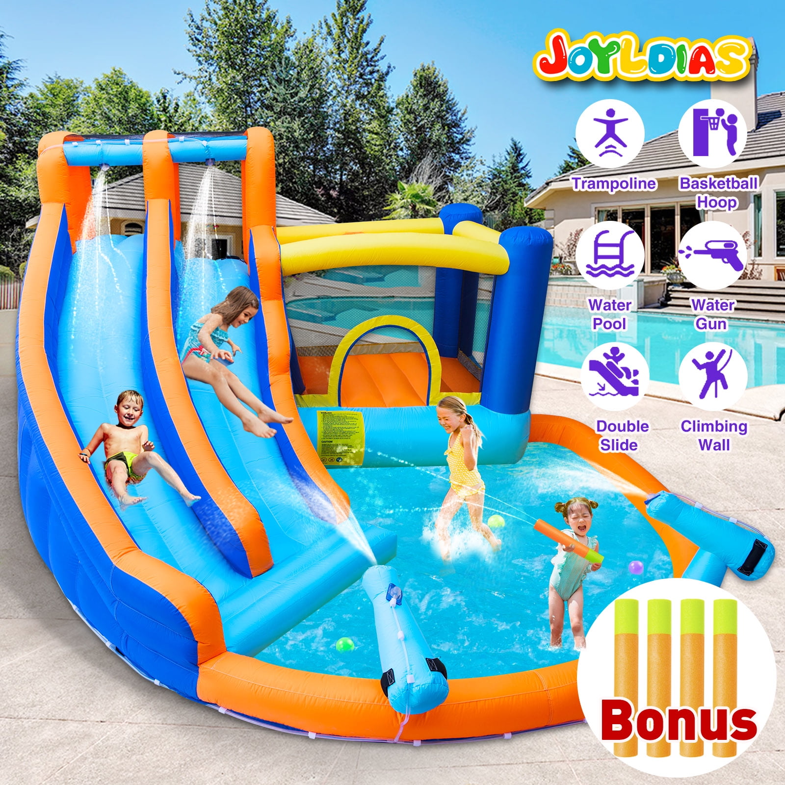 Click here for Joyldias Kids Inflatable Water Slide Giant Water P... prices