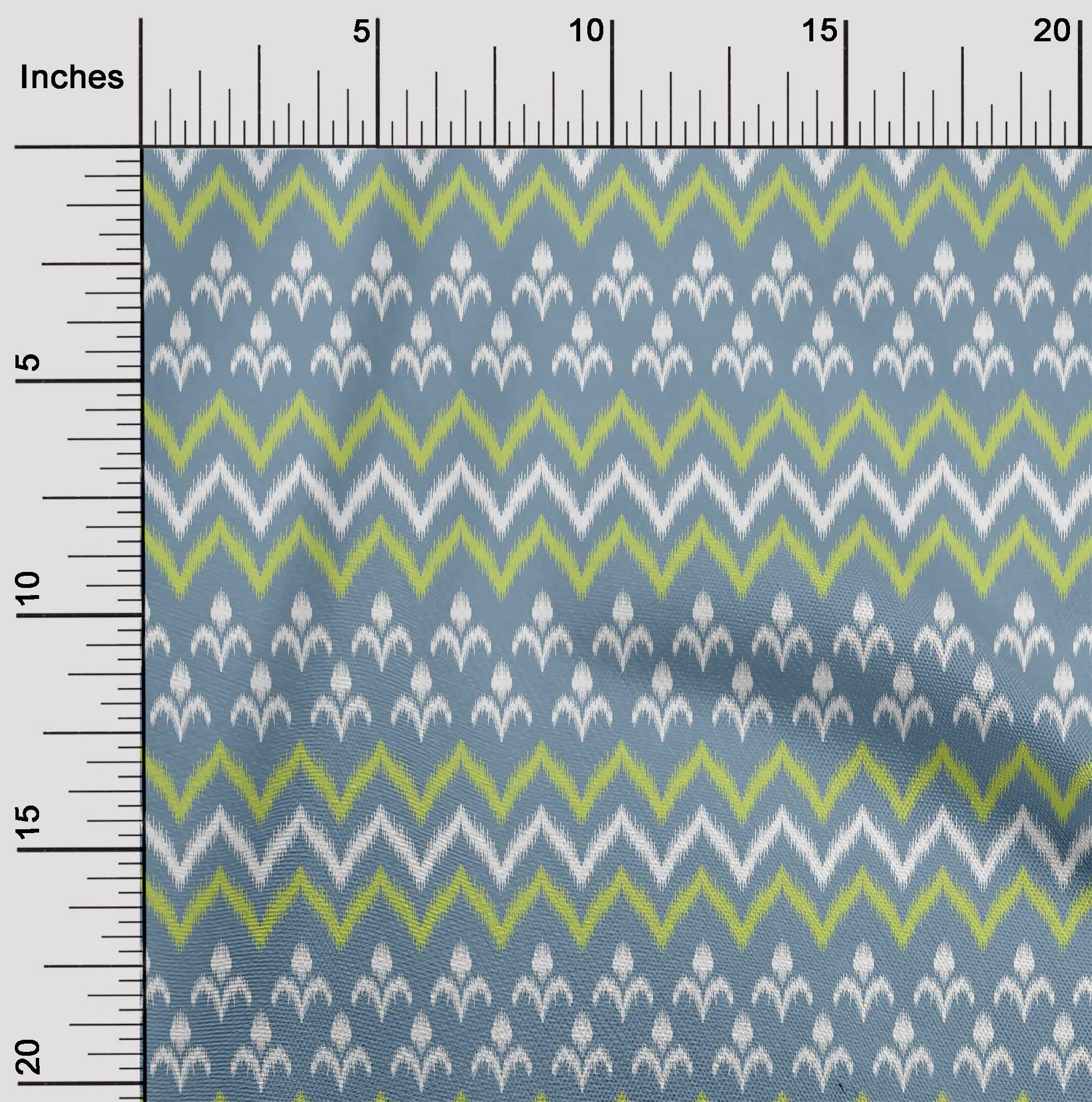 oneOone Silk Tabby Fabric Ethnic Ikat Print Fabric By The Yard 42 Inch ...