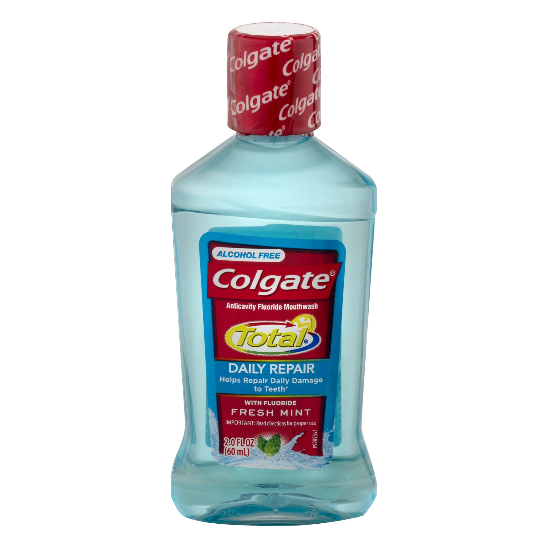 Colgate Total Daily Repair Mouthwash, Fresh Mint - 60mL, 2.0 fl oz ...