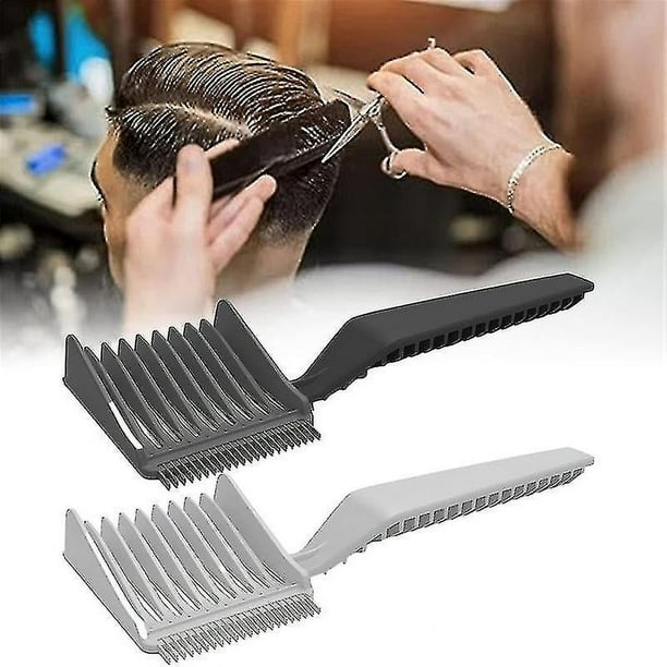 Peigne Dégradé, Peigne à Cheveux pour Hommes, Peigne de Positionnement ...
