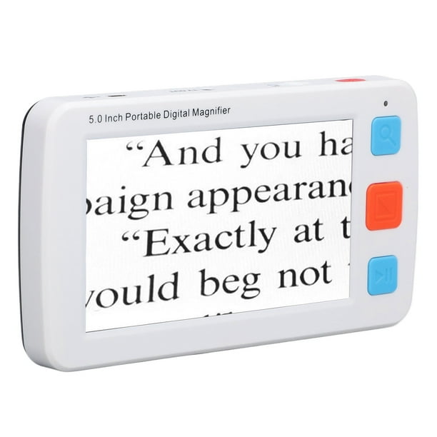 Lupa digital portátil, lupa digital electrónica de 5,0 pulgadas Lupa de ...