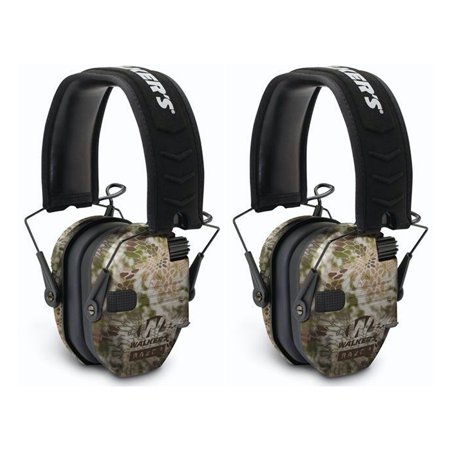 Walker's Razor Slim Shooter Ear Protection Muffs w/ NRR 23dB, Camo (2 Pack) | Walmart Canada