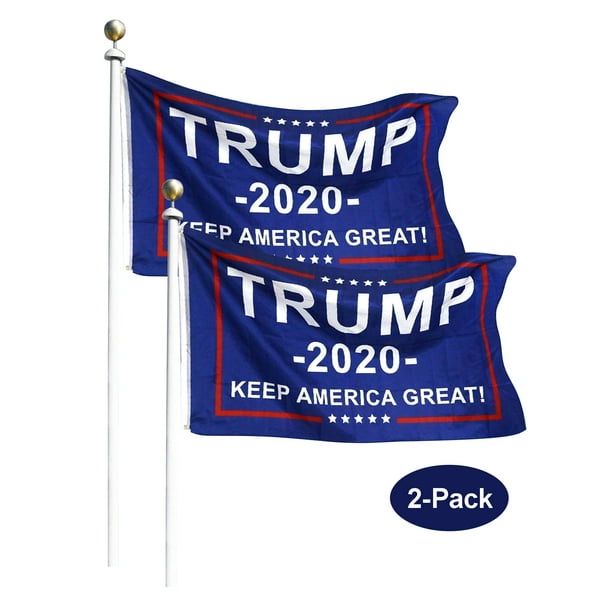 2 Pack Trump 2020 Flag Keep America Great Flag For President 2020 Trump