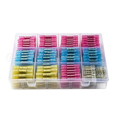 Wirefy 180 PCS Heat Shrink Butt Connectors Kit - Marine Grade Wire Butt ...