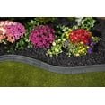 GroundSmart Roman Brick Landscape Edging, 4' Gray Rubber Garden Border ...