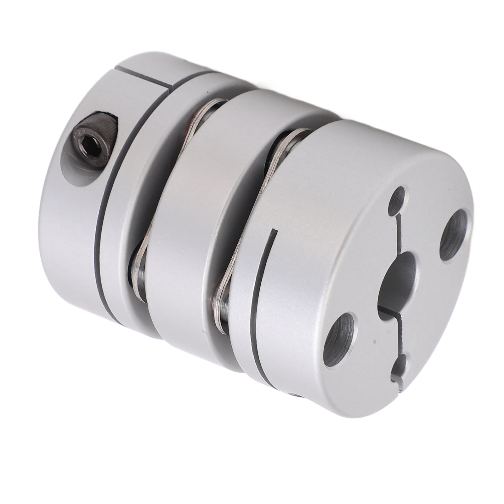 Shaft Coupler Stable Mounting Motor Shaft Double Coupling Aluminum ...