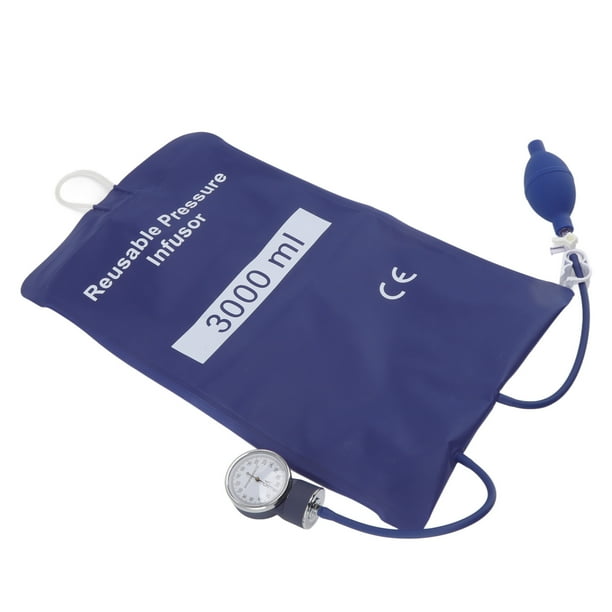 Infusion Bagwith Pressure Gauge,3000ml Pressure Infuser Bag Pressure ...