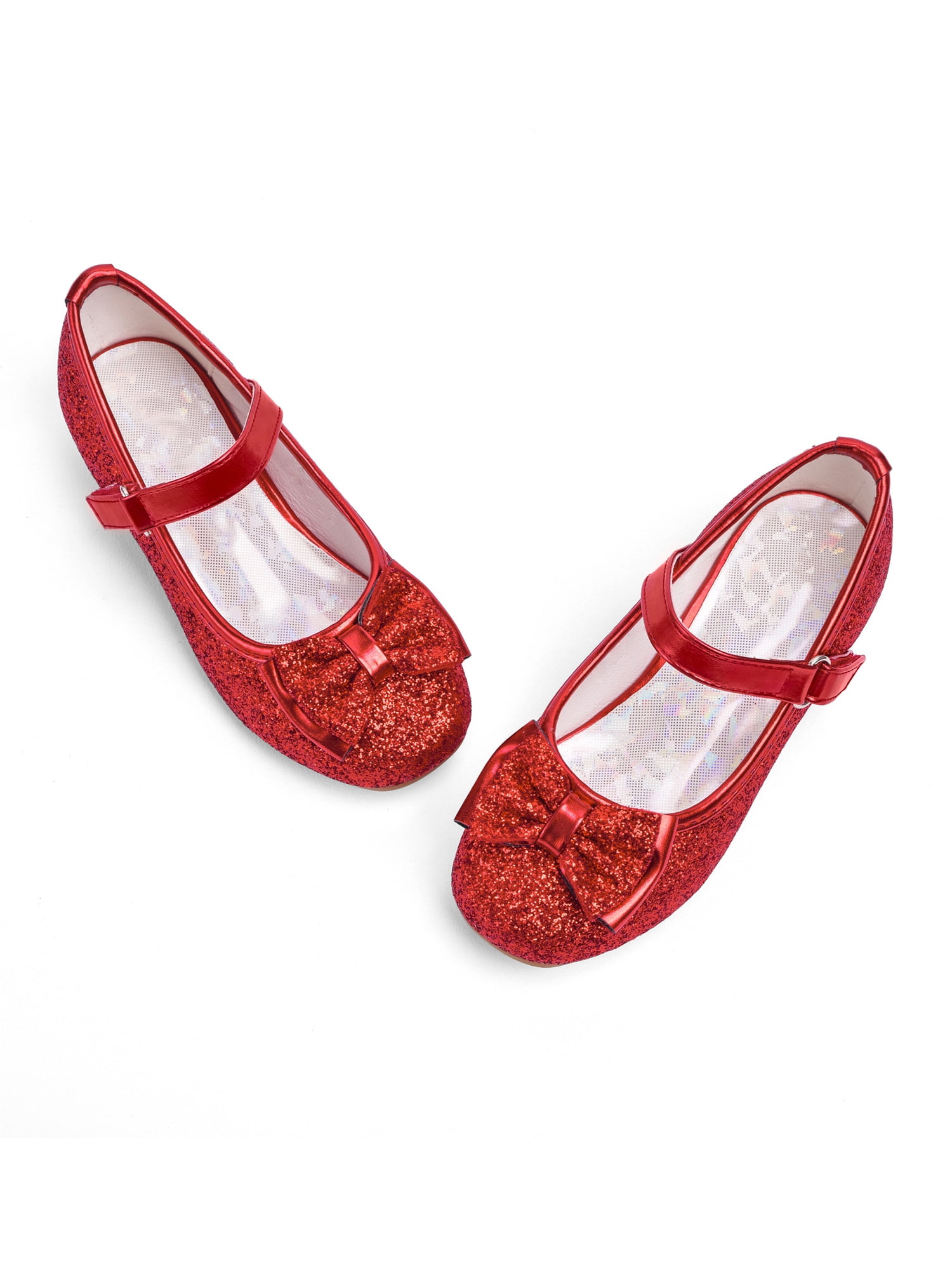 Stelle Girls Mary Jane Glitter Shoes Low Heel Princess Dress Shoes ...