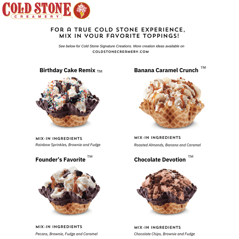 Cold Stone Ice Cream Maker