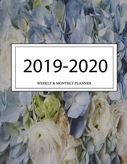 2019 - 2020 Weekly and Monthly Planner: Calendar Schedule + Organizer ...