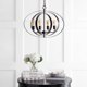 Safavieh Killian 4-Light Solid Circles and Ovals Pendant, Dark Grey ...