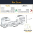 Jierger 20Pcs Self Adhesive Transparent Cable Clips Wire Holder Sticky ...