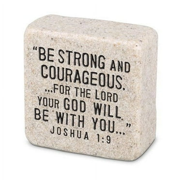 Lighthouse Christian Products 173119 Cast Stone-Scripture Stone-Trust ...