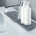 SHENERDA Faucet Guard Mat Silicone Kitchen Sink Faucet Drip Mat ...