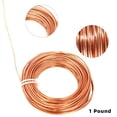 1 lb Spool 14 Gauge Copper Wire, 1.63mm Diameter, 79 Feet, Bare Soft ...