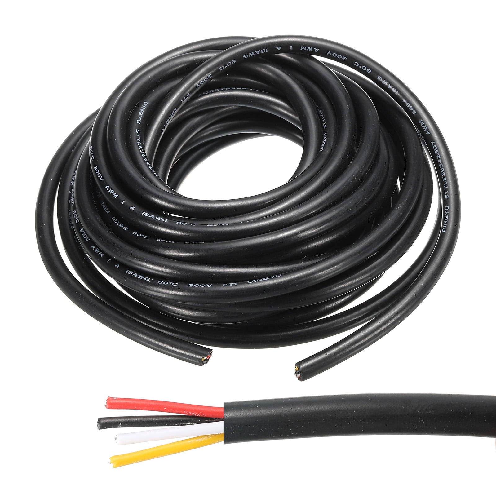 Click here for Unique Bargains 18awg Electrical Wire 4 Conductors... prices