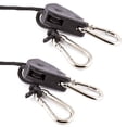 12Pcs Heavy Duty Adjustable Grow Light Ratchet Rope Hanger Yoyo for ...