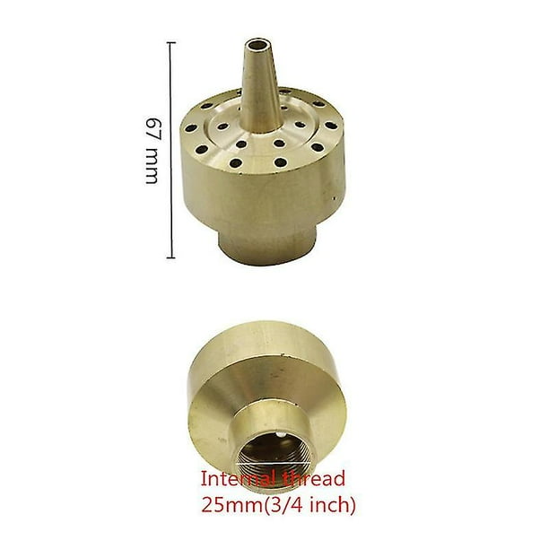 3/4" 1" 1.5" 2" Brass Column Fireworks Fountain Nozzles Dn20/dn25/dn40 ...