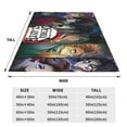 Demon Slayer: Kimetsu no Yaiba Infinity Castle Arc Flannel Fleece Throw ...