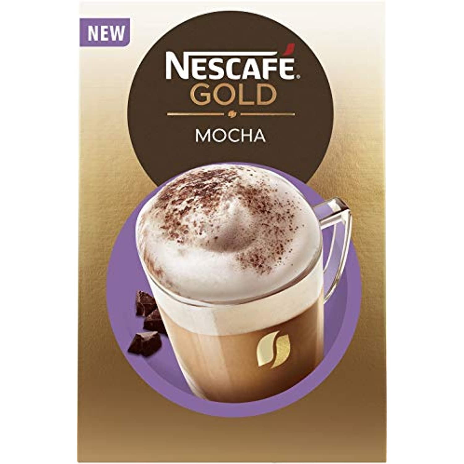 Nescafe Gold Sticks Cappucino Mocha Instant Coffee Pack Of 12X18g / 0. ...