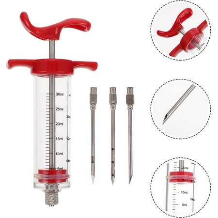 Tatum88 Food Grade PP Stainless Steel Needles Spice Syringe Set BBQ ...