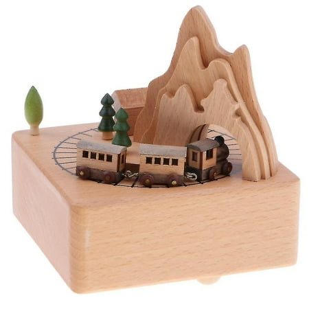Music Box Wooden Music Box With Music Music Box "alishan Small Train ...