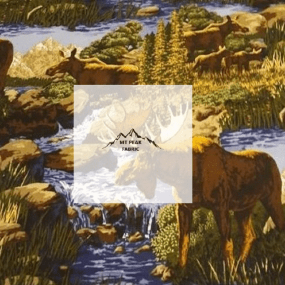 Moose Cotton Fabric - Walmart.com