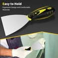 Putty Knife, 4Pcs Spackle Knife Set (2, 3, 4, 5 in), Stainless Steel ...