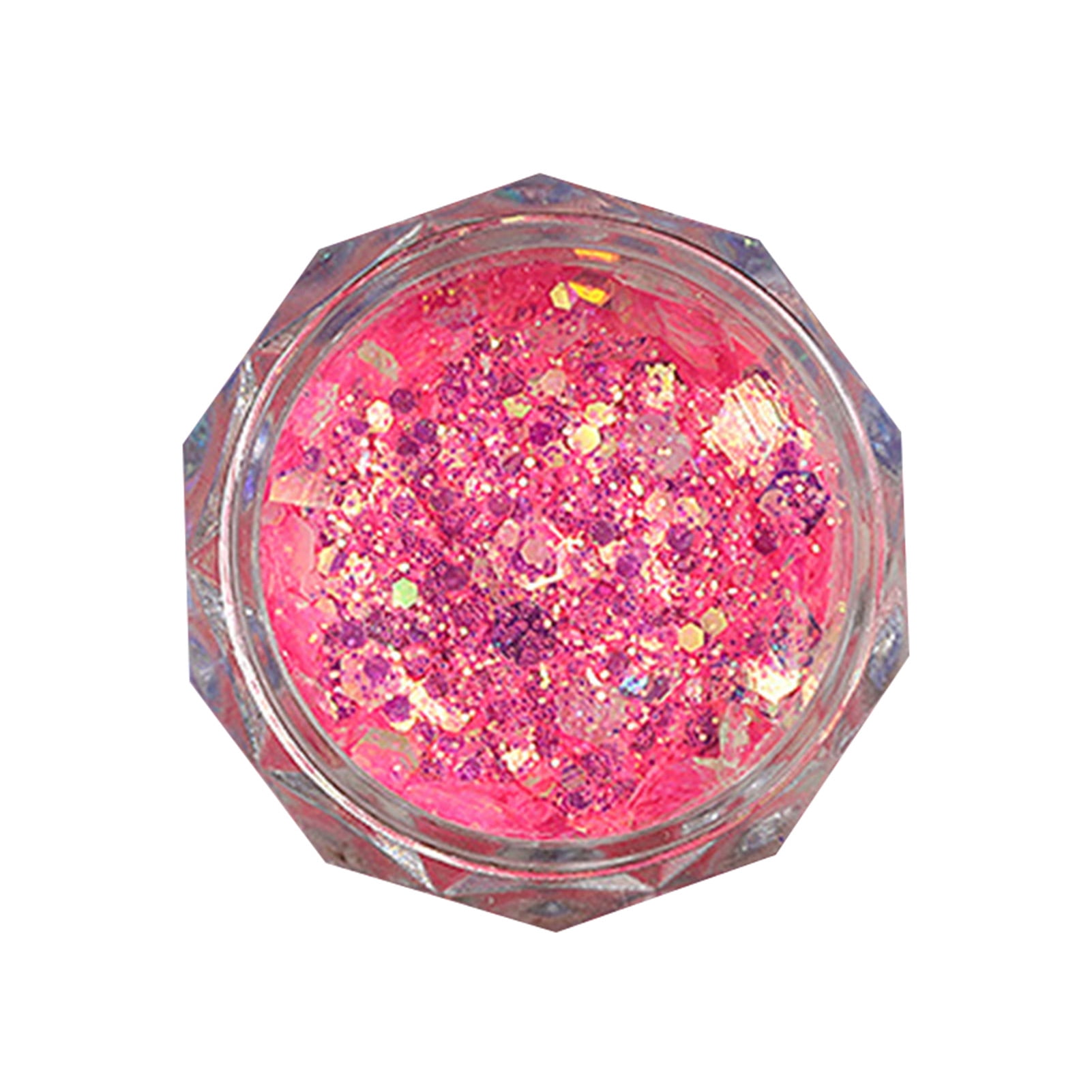 huanledash 1 Box Nail Art Sequin Shiny Effect Luminous High Gloss Non ...