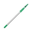Opti-Loc Aluminum Extension Pole, 13ft, Two Sections, Green/Silver ...