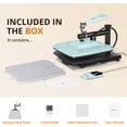 HTVRONT Heat Press Machine 15x15, Swing Away Digital Sublimation Vinyl ...