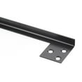 L-Shaped Door Latch Guard Plate for Outswing Door Security, Matte Black ...
