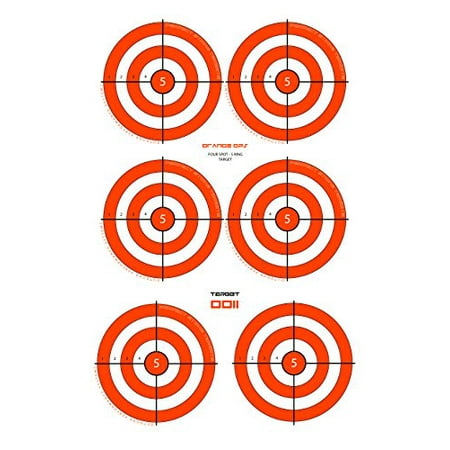 Perfect Strike SHOOTING Targets. ORANGE OPS No. 011 Heavy Paper Targets ...