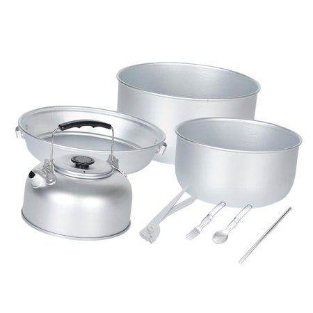 Ultralight Cookware Set Wth Handle Equipment Frying Outdoor BBQ Picnic ...