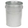 Witt 32 Gallon Outdoor Galvanized Steel Garbage Can, Multicolor ...